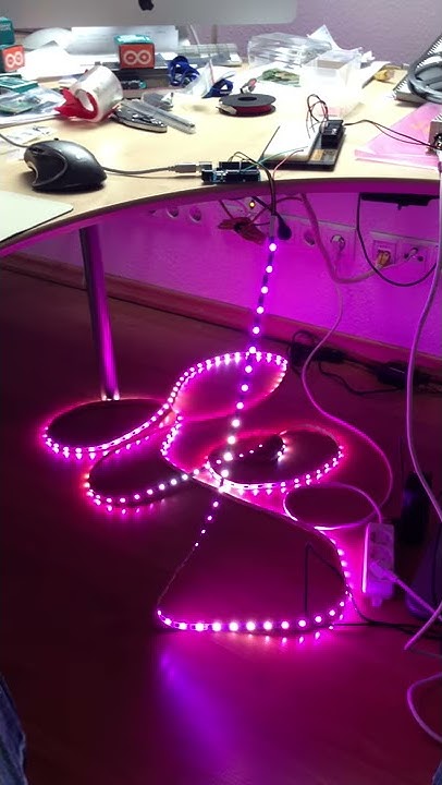 Ws2801 Stripe With Arduino Uno And Glediator Youtube