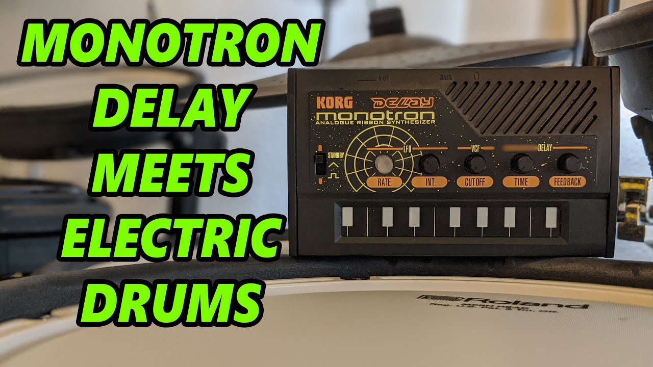 Korg Monotron Delay With DRUMS! - YouTube