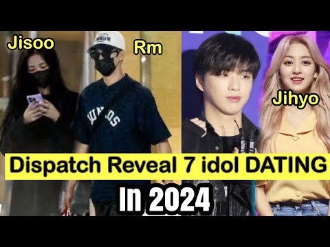 Jisoo Secrectly DATING RM in 2024 , Dispatch Reveal 7 IDOLS
