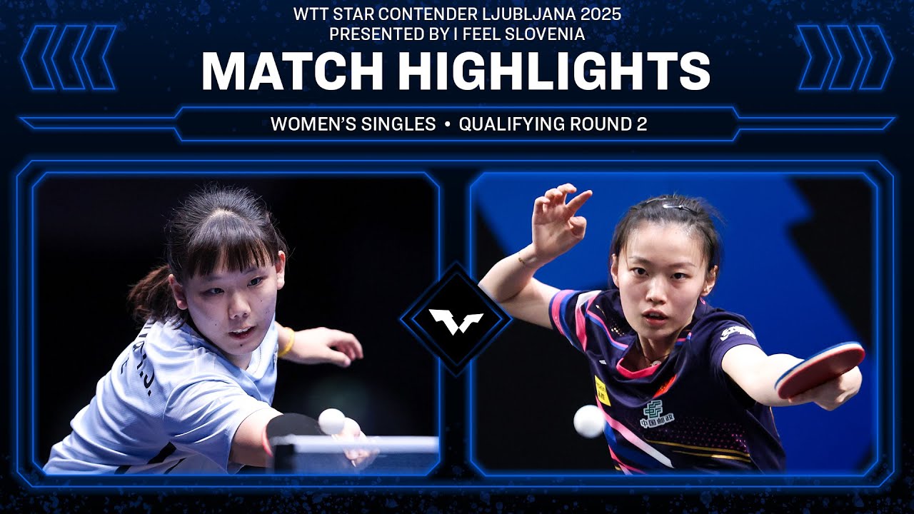 Huang Yu-Jie v Han Feier | WS Qual | WTT Star Contender Ljubljana 2025 ...