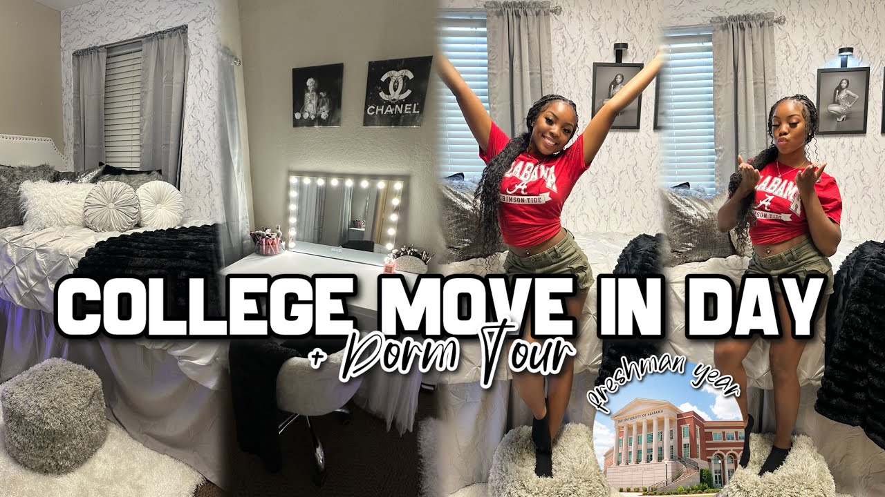 COLLEGE MOVE IN DAY VLOG !! + DORM TOUR | freshman year at the ...