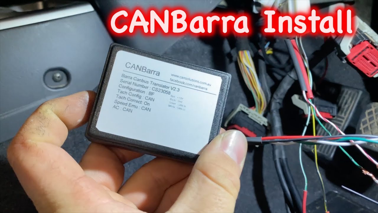 CANBarra Install Barra Swapped GU Patrol Dual Cab - YouTube