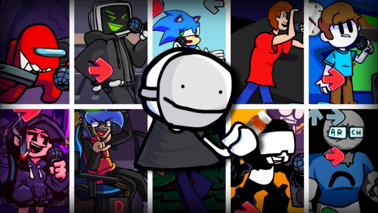 Copy Cat EX, But Everyone Sings It 🎶 (FNF Copy Cat EX But Different ...