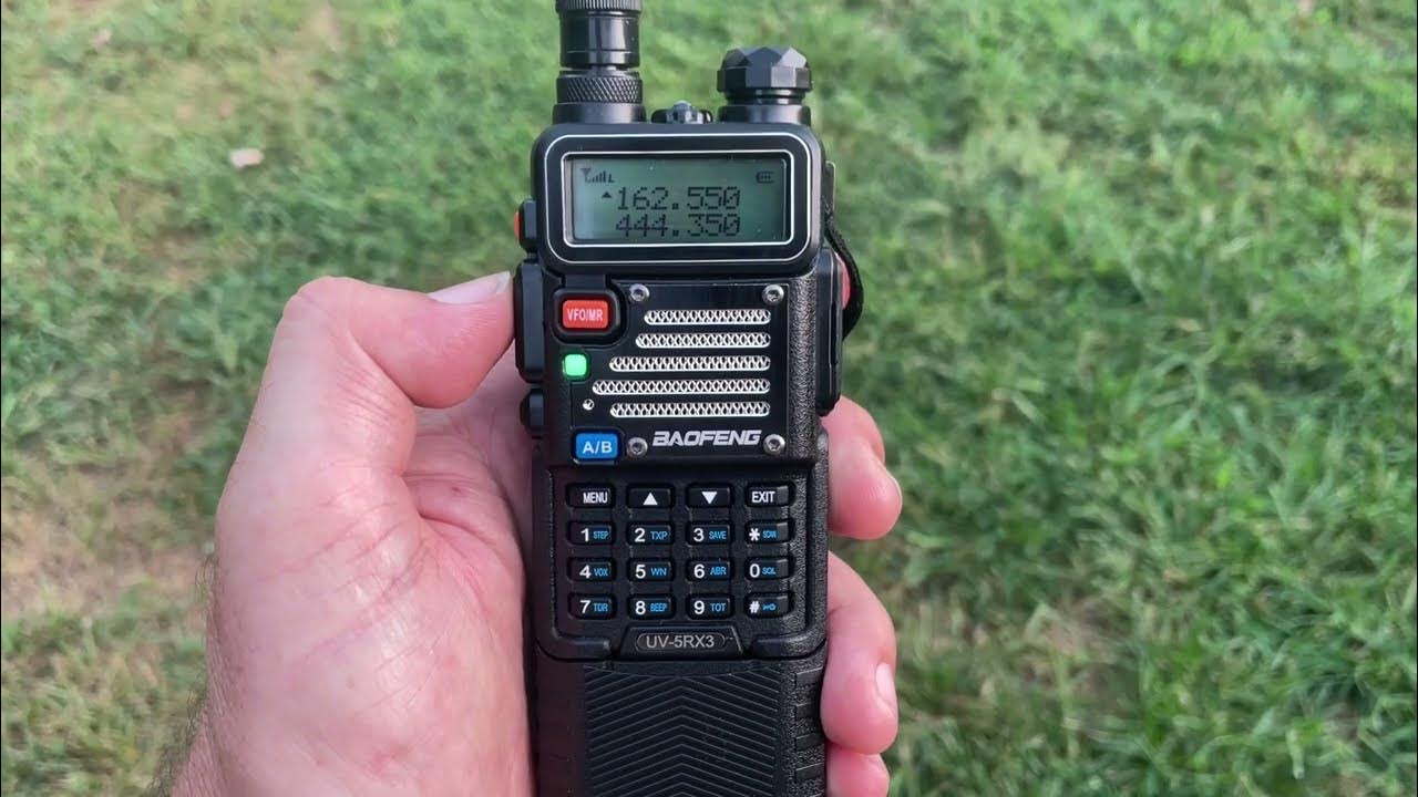 NOAA All Hazards Weather Radio on a Baofeng - YouTube