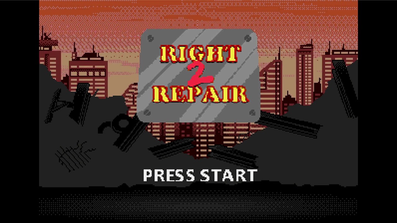 Right 2 Repair - Global Game Jam 2020 - Sega Mega Drive / Genesis - YouTube