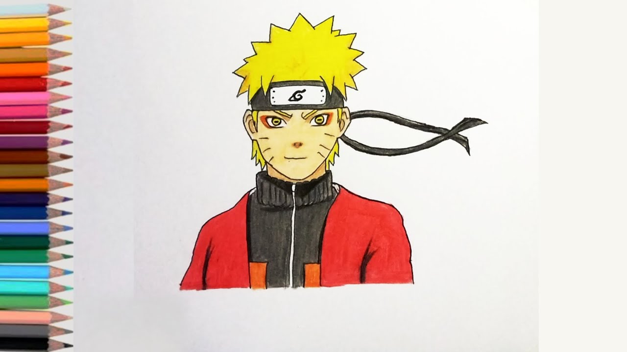 How To Draw Naruto Uzumaki From Naruto || Easy Naruto Uzumaki Pencil ...