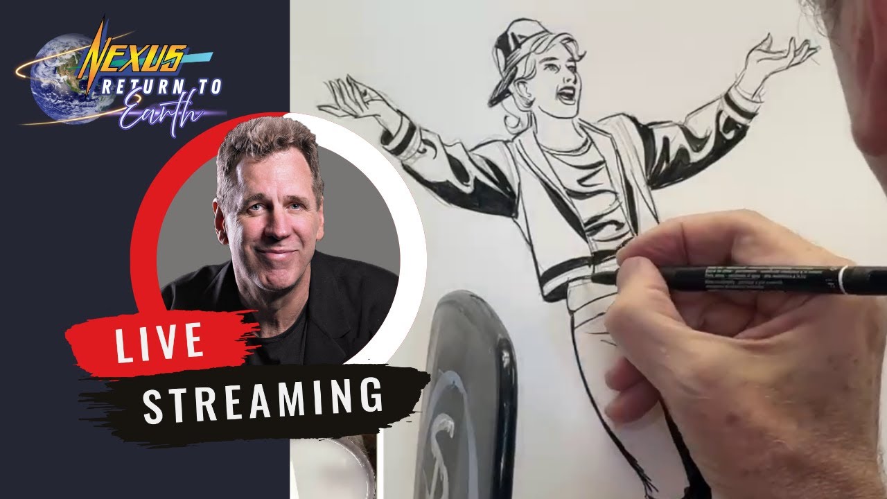 Inking Sundra Peale from NEXUS! Art stream with Steve Rude - YouTube