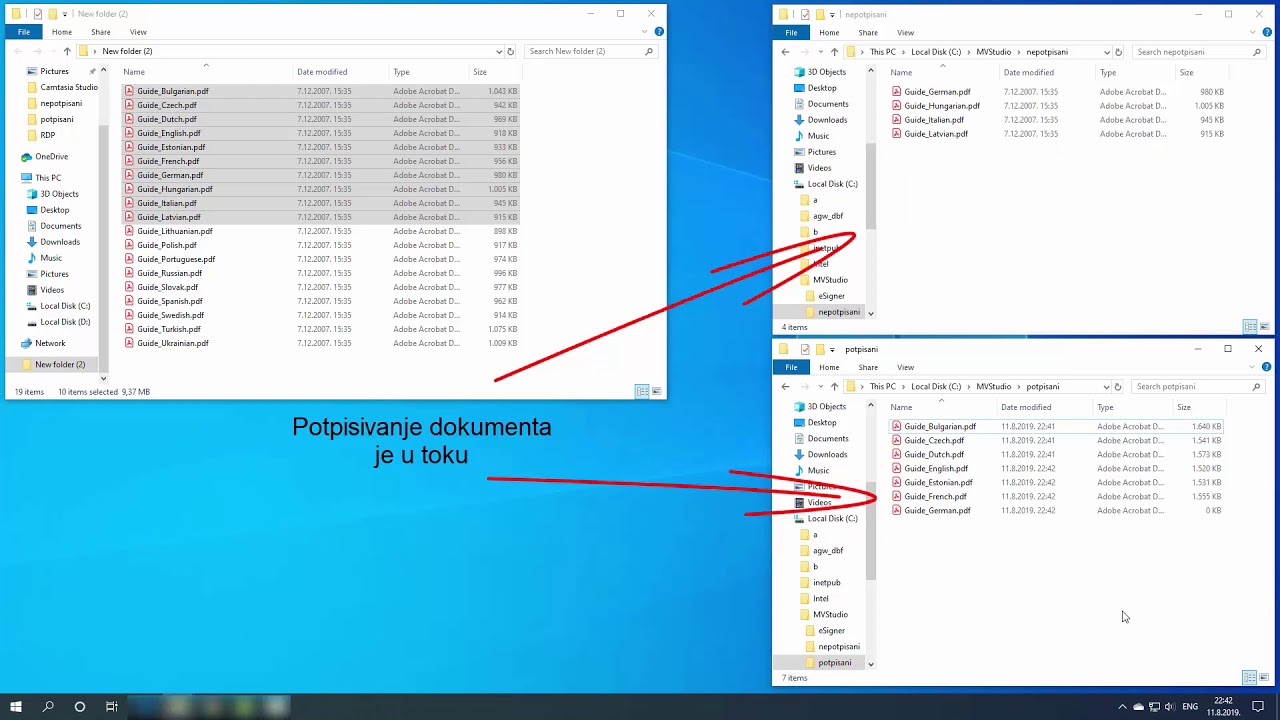 eSigner - Automatsko potpisivanje PDF iz foldera - YouTube