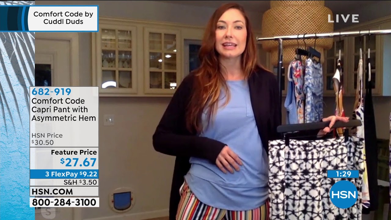 Comfort Code Capri Pant with Asymmetric Hem - YouTube