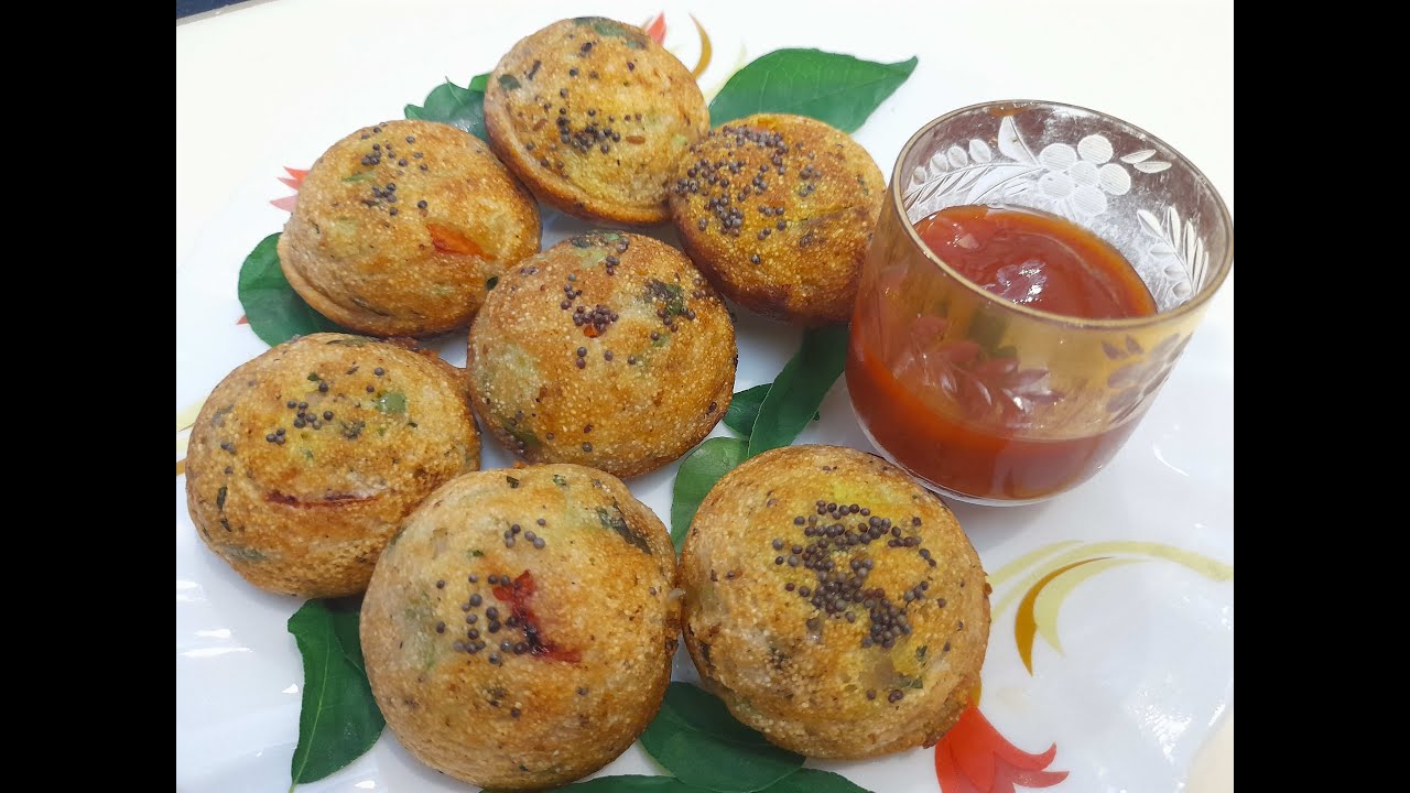 गोल गोल अप्पे की रेसिपी | Rawa Appe Recipe | Instant Suji Recipe ...