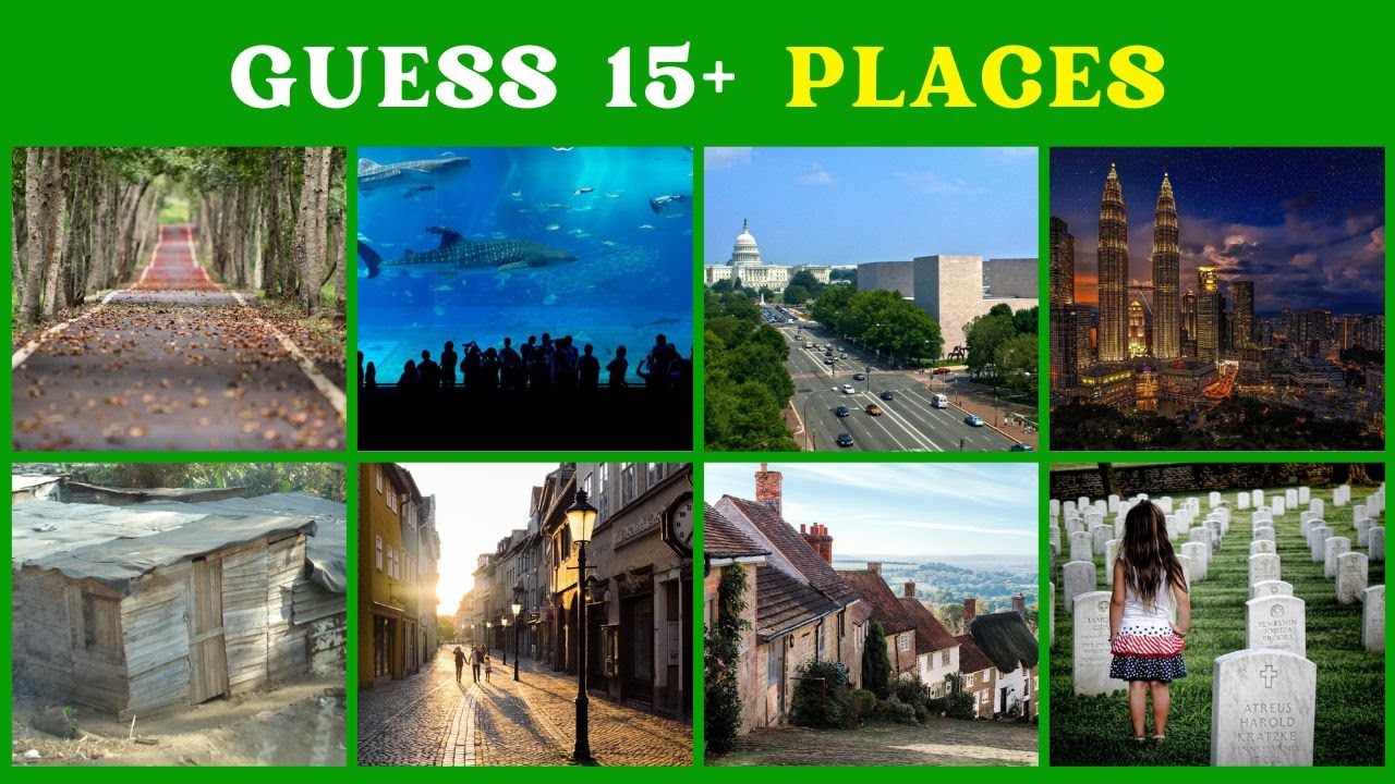 Picture Quiz - Can You Guess the Places? | Place Quiz | Learn Entry ...