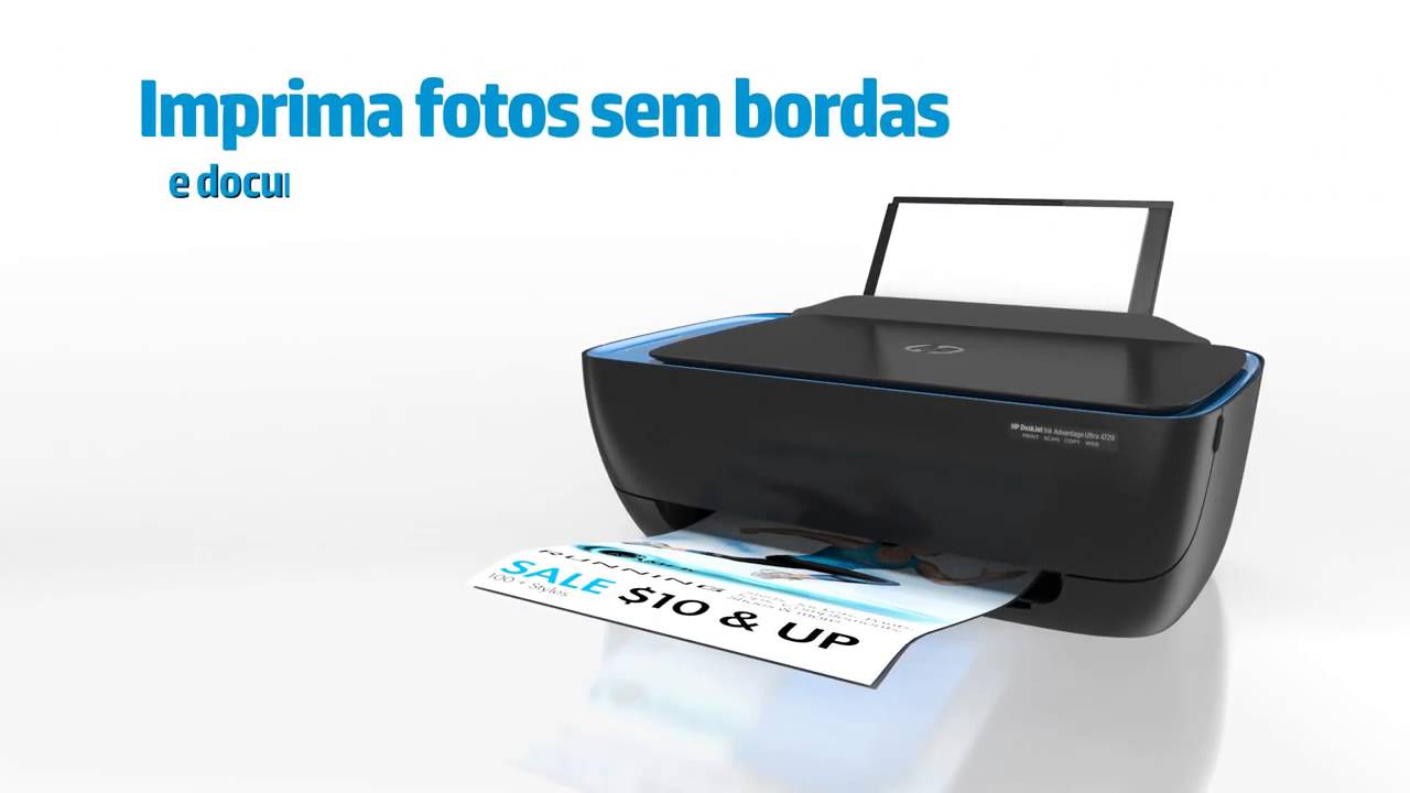 Multifuncional HP 4729 Ultra DeskJet Ink Advantage - YouTube