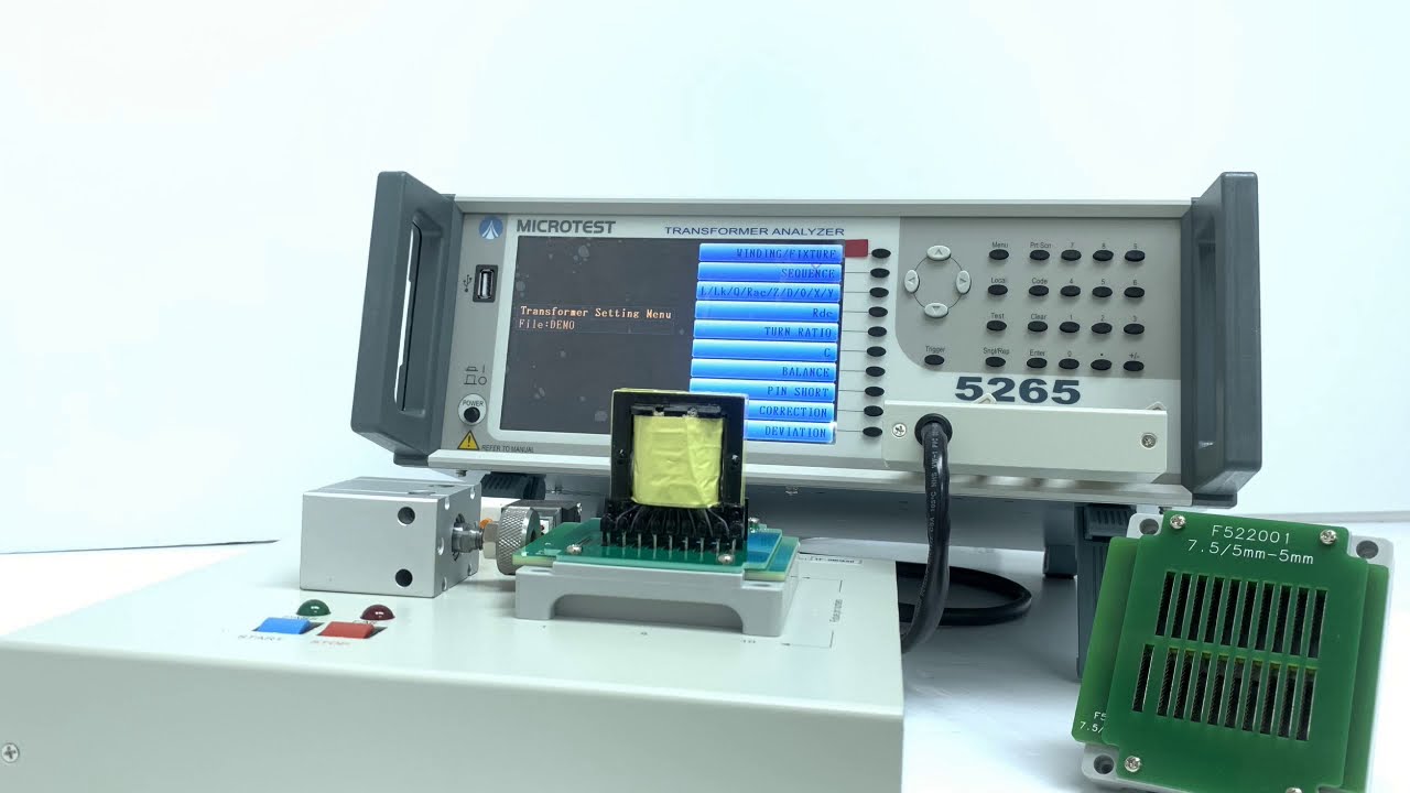 MICROTEST Transformer Tester 5265 Function - YouTube