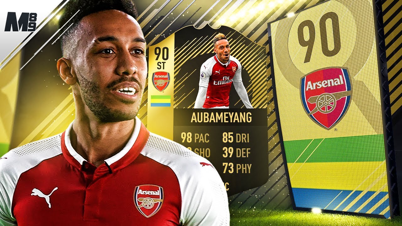 FIFA 18 SIF AUBAMEYANG REVIEW | 90 SIF AUBAMEYANG PLAYER REVIEW | FIFA ...