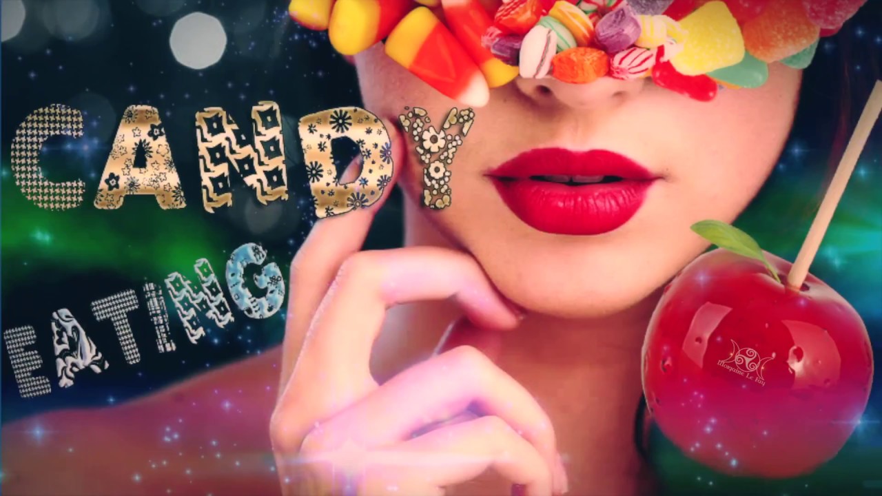 [ASMR] 🍭 Binaural Candy Eating & Breathy Mouth Sounds (NO TALKING)🍬 ...