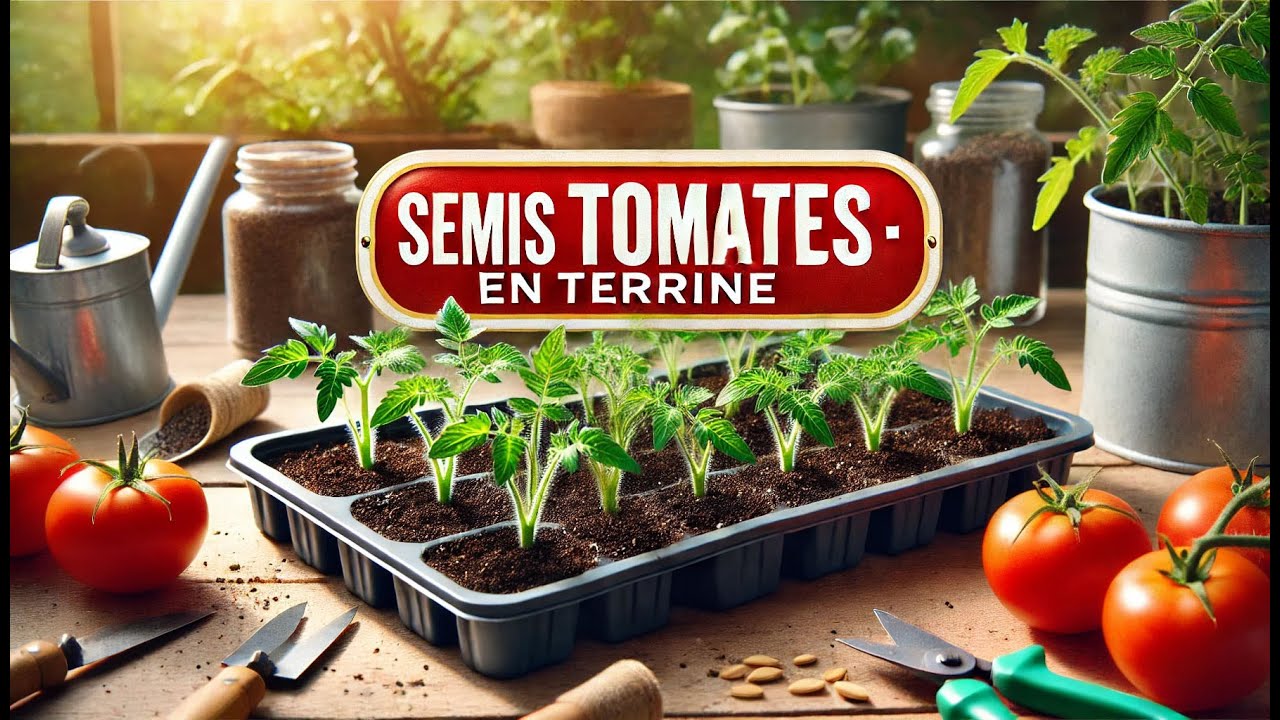 SEMIS EN TERRINE : précision & efficacité ! 🎯🍅 - YouTube