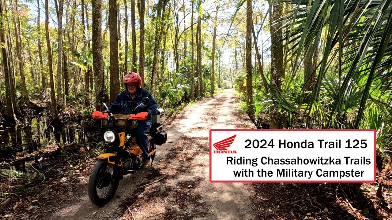2024 Honda Trail 125 - Riding Chassahowitzka Trails with the Military ...