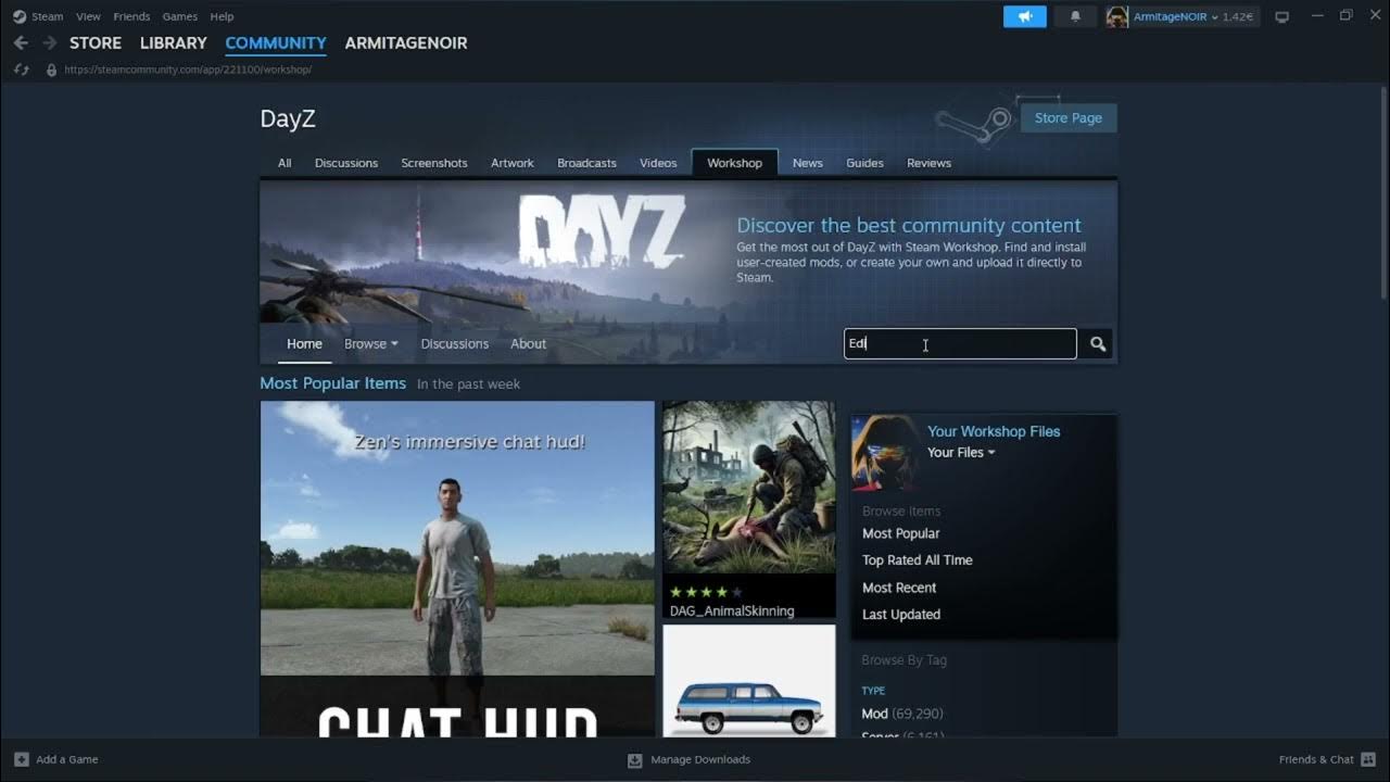 DayZ Pc & Console Mods how to Use Steam & Start DayZ Editor - YouTube
