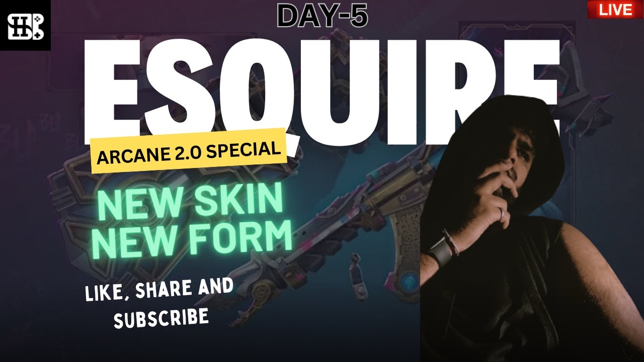 New Arcane Vandal!! Same Aim? or Different? | Valorant Live | Day-5 | EsquiReIsLive - YouTube