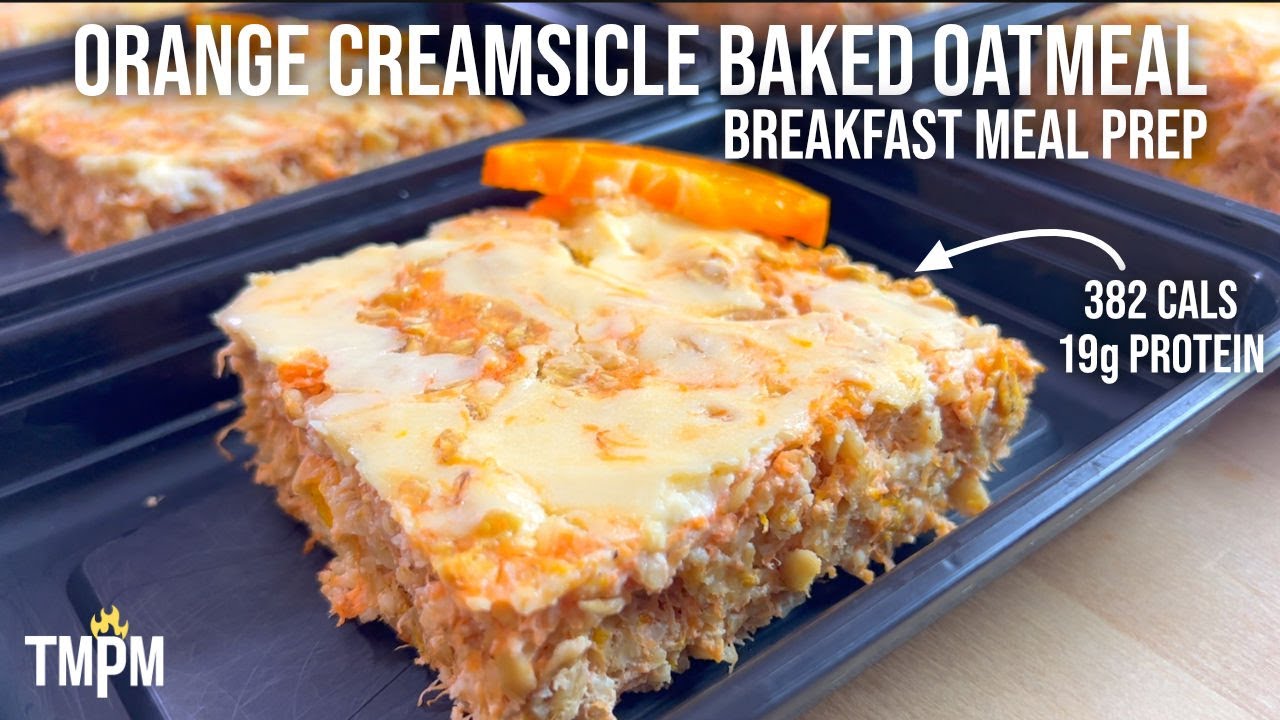 Breakfast Meal Prep For The Work Week Orange Creamsicle Baked Oatmeal breakfast-meal-prep-for-the-work-week-orange-creamsicle-baked-oatmeal