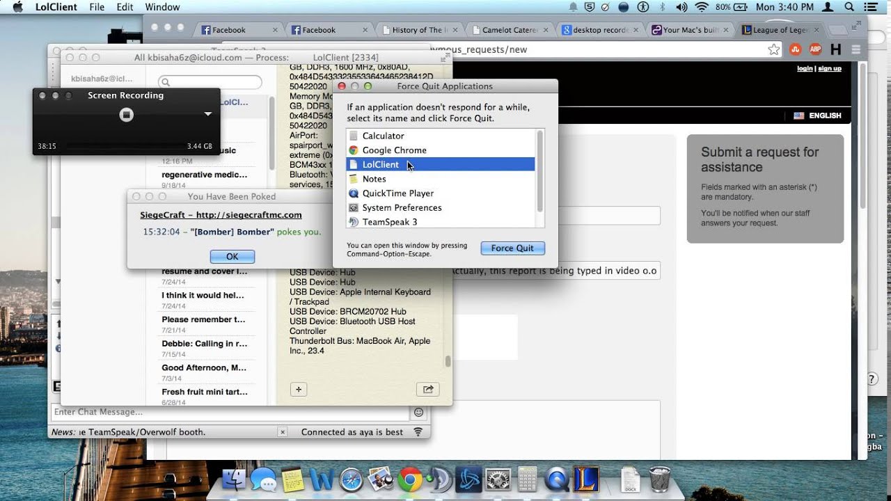 Crashes MAC OS Trying to fix with rito - YouTube