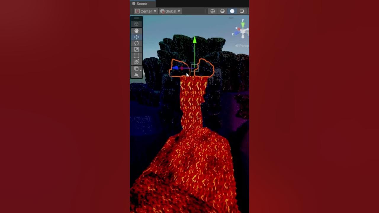 Creating a Volcano Island in Unity Engine - Part 3 #3dgamedevelopment #unity3d #devlog - YouTube