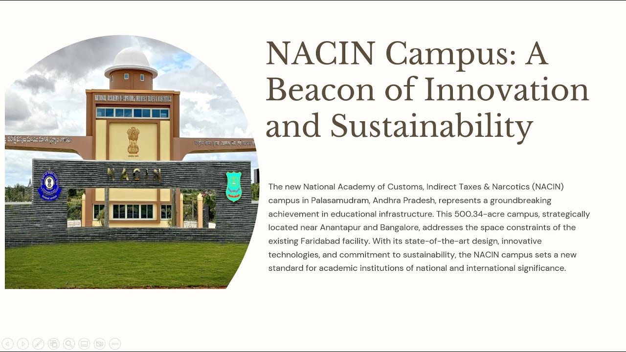 NACIN Campus: A Beacon of Innovation and Sustainability - YouTube
