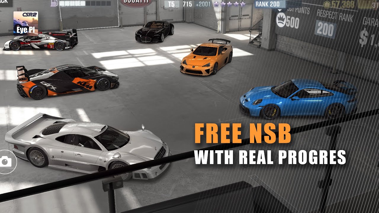 CSR2 | NEW Free NSB with real progress! | CSR Racing 2 | Mods - YouTube