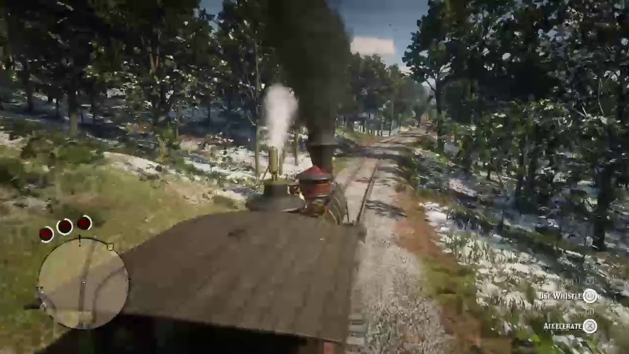 Red dead redemption 2 steam locomotive ps4 broadcast - YouTube