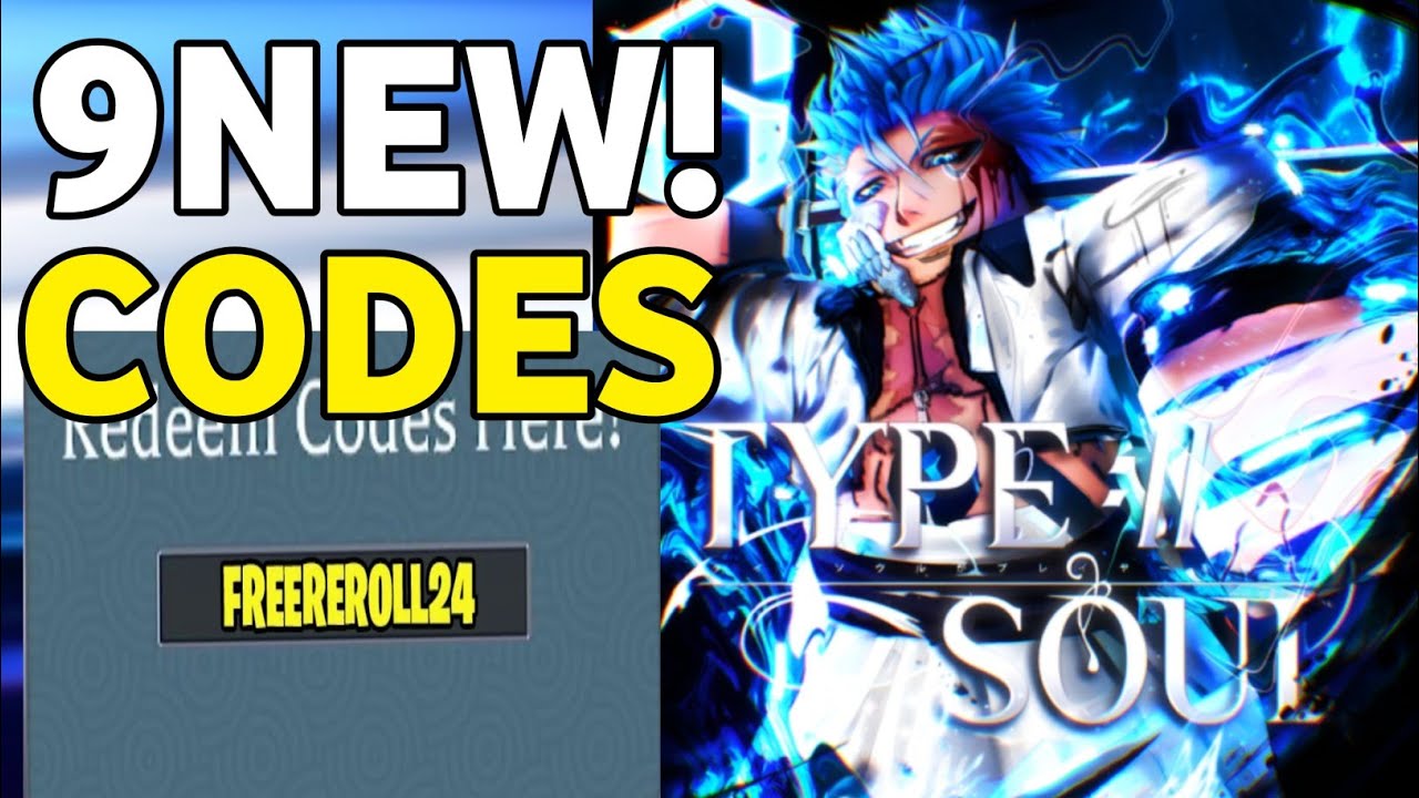 MAJOR UPDATE⚡ TYPE SOUL CODES JULY 2014 | ROBLOX CODES JULY 2024 - YouTube
