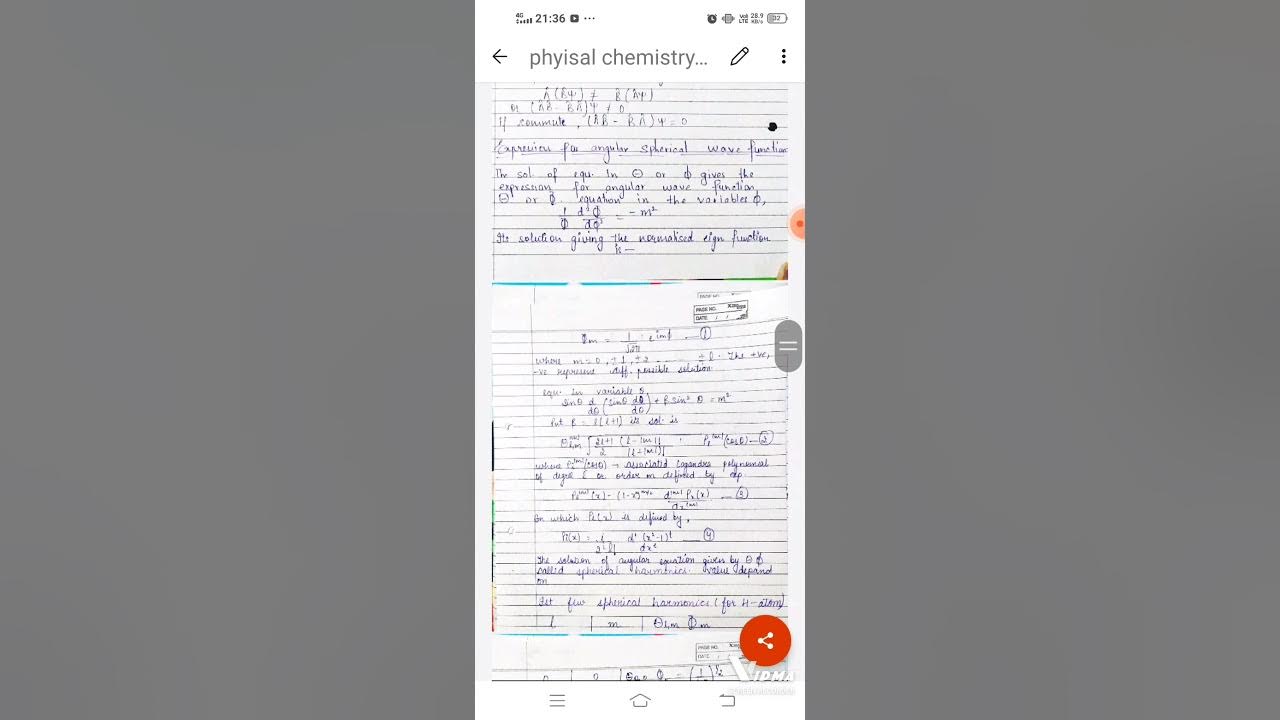 expression for angular spherical wave function, expression for radial ...
