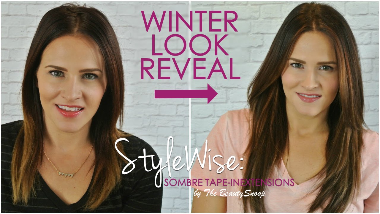 Sombre Extensions // My Winter Hair Style Reveal - YouTube