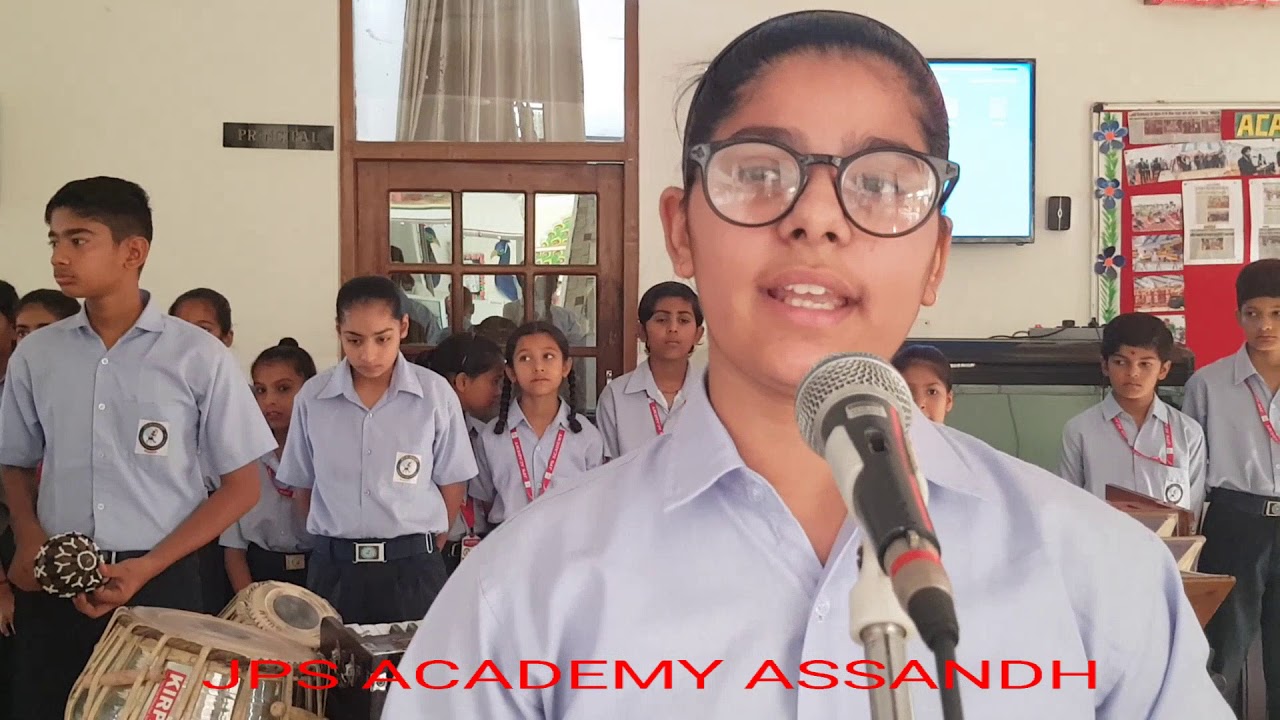 Song dedicated to Mother's in JPS ACADEMY ASSANDH - YouTube