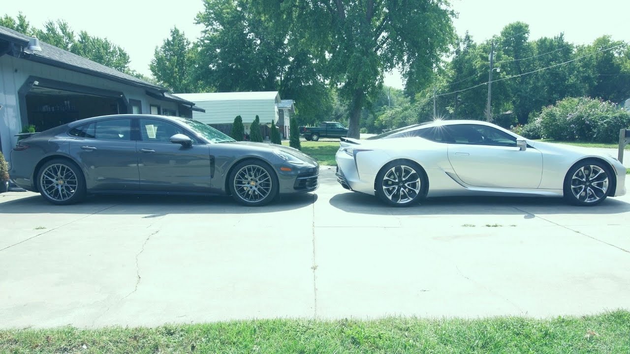Lexus LC500 VS Porsche Panamera | Appearances and Exhaust sounds - YouTube