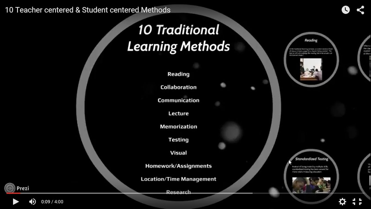 10 Traditional Learning Methods & 10 Student centered Methods - YouTube
