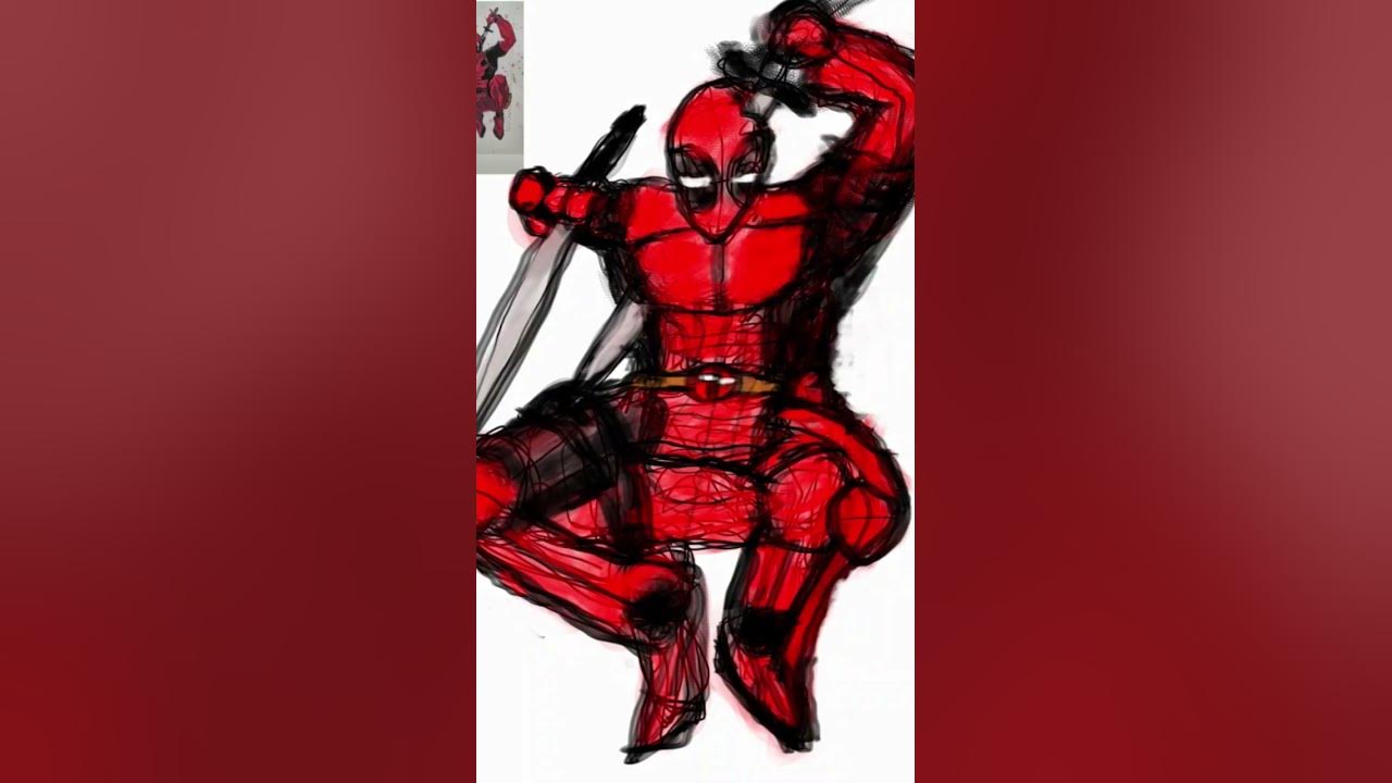 dibujando a deadpool - YouTube