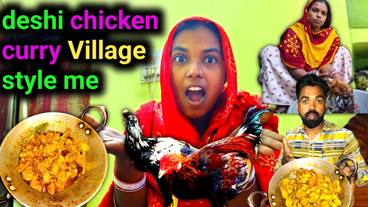 Village traditional chicken curry | chicken angara | chicken curry ...