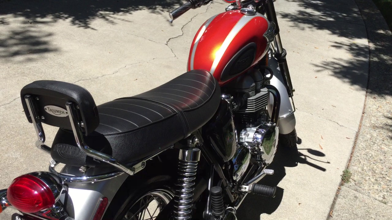 2003 Triumph T100 Bonneville 100yr Anniversary - YouTube