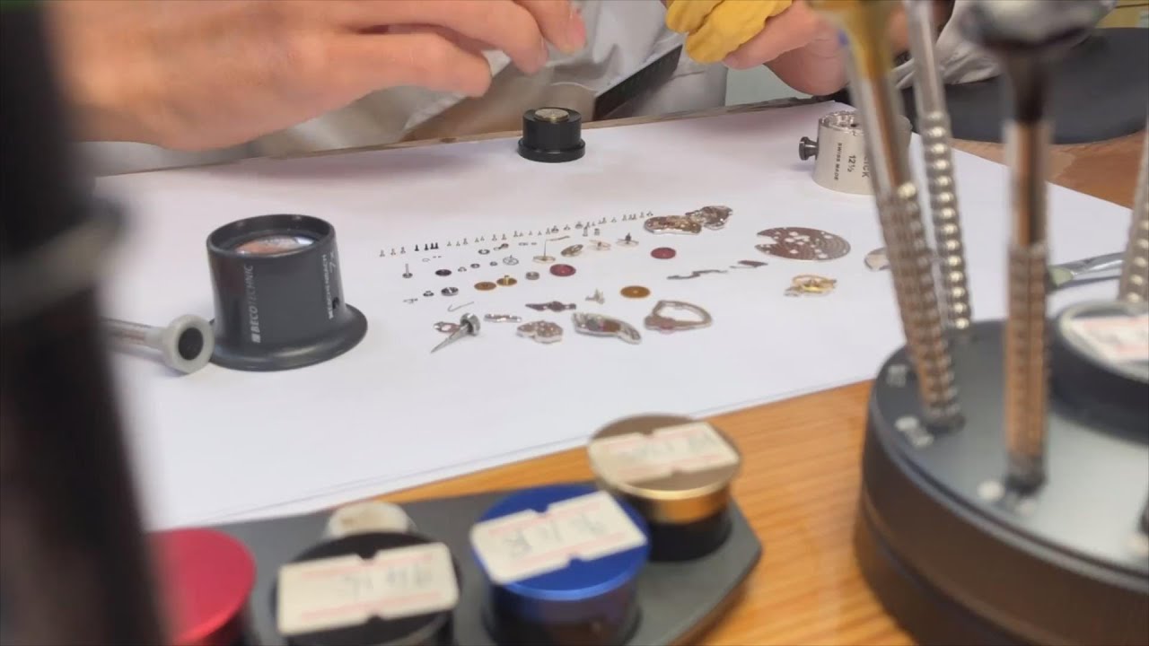 The whole process of Rolex 3130 movement assembly#watch restoration ...