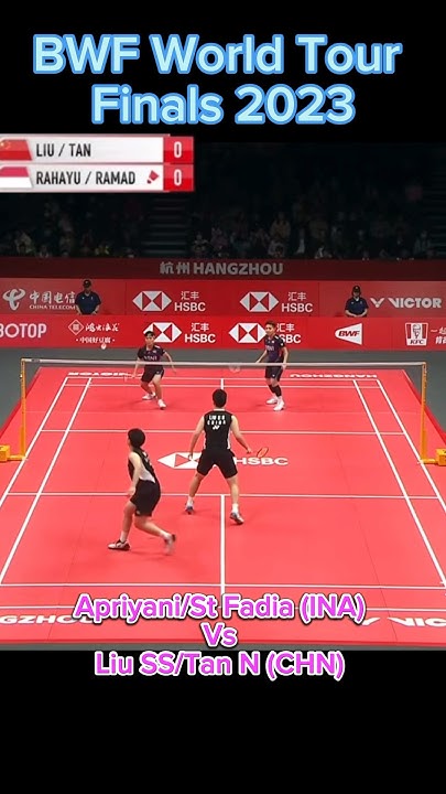 Penentuan Group, Apriyani/St Fadia vs Liu SS/Tan N (CHN) BWF World Tour Finals 2023 - YouTube