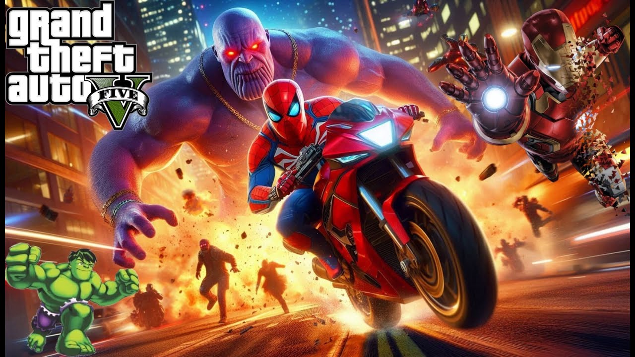GTA 5 : Spider-Man Vs Ironman Vs Thanos Ramp Challenge 😱 #shorts #live ...