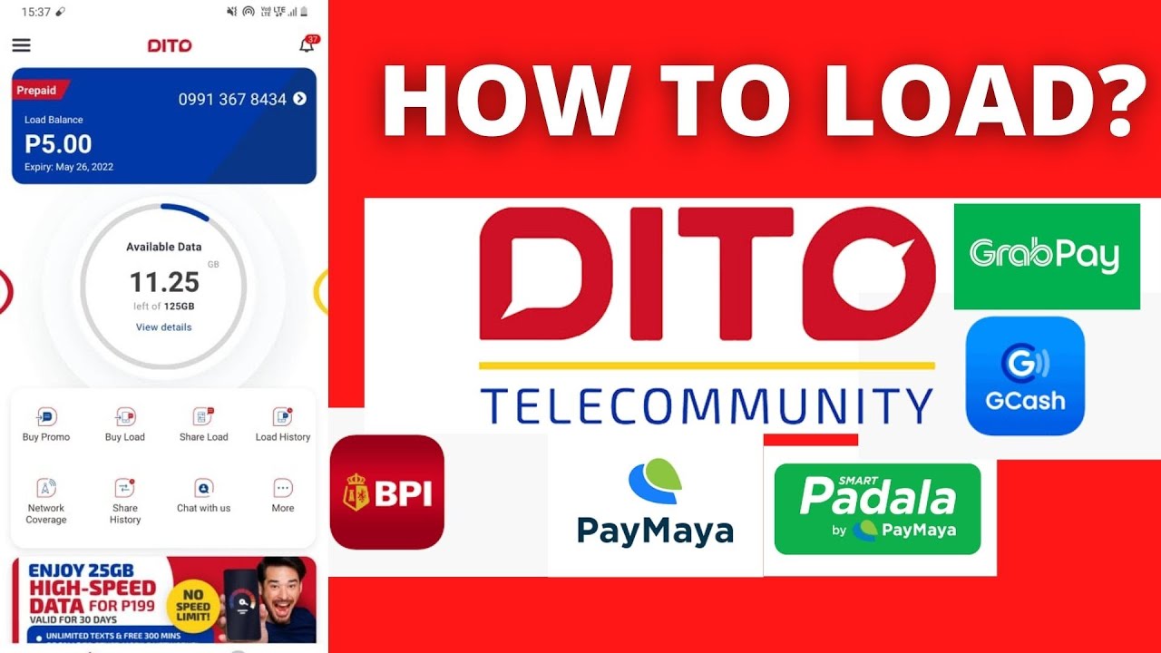 HOW TO LOAD DITO SIM CARD(ANY PHONE)| FRS - YouTube