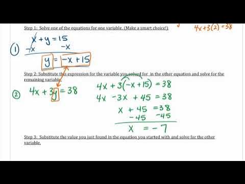 Algebra 1 - Unit 9 - Notes #3 - YouTube