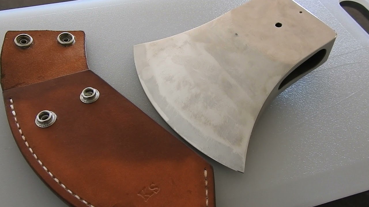 90 Second Axe Build- TUATAHI CAMP AXE - YouTube