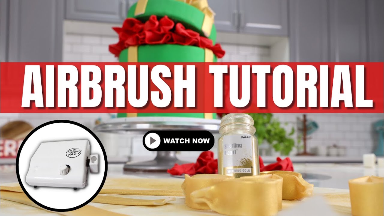 Airbrush Tutorial For Cakes! - YouTube