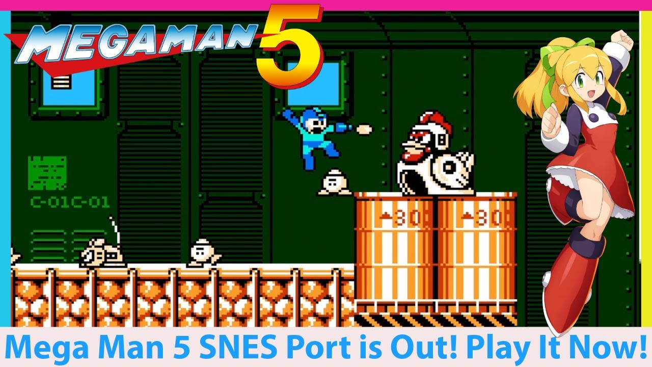 Mega Man 5 SNES Port is Out! A Better Mega Man on SNES - YouTube