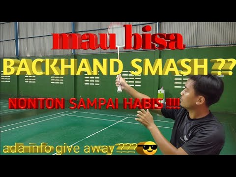 Tips & tricks BACKHAND SMASH. Detail with slow motion - YouTube