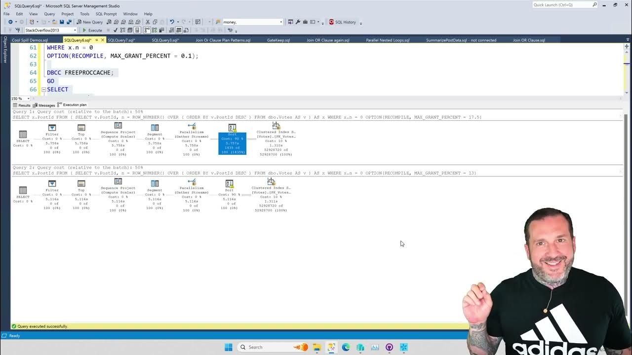 A Little About Sort Spills And IO_COMPLETION waits In SQL Server - YouTube