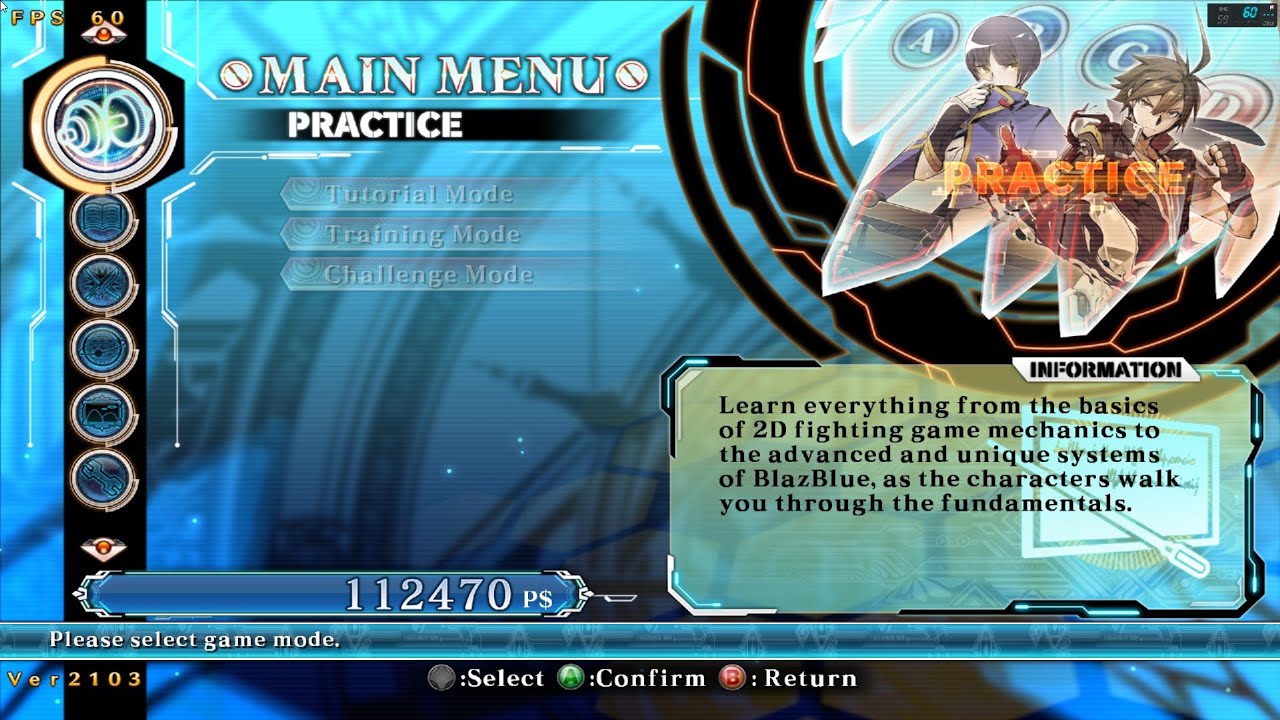 BBCF in-game tutorial - Beginner 7 - Game modes overview - YouTube