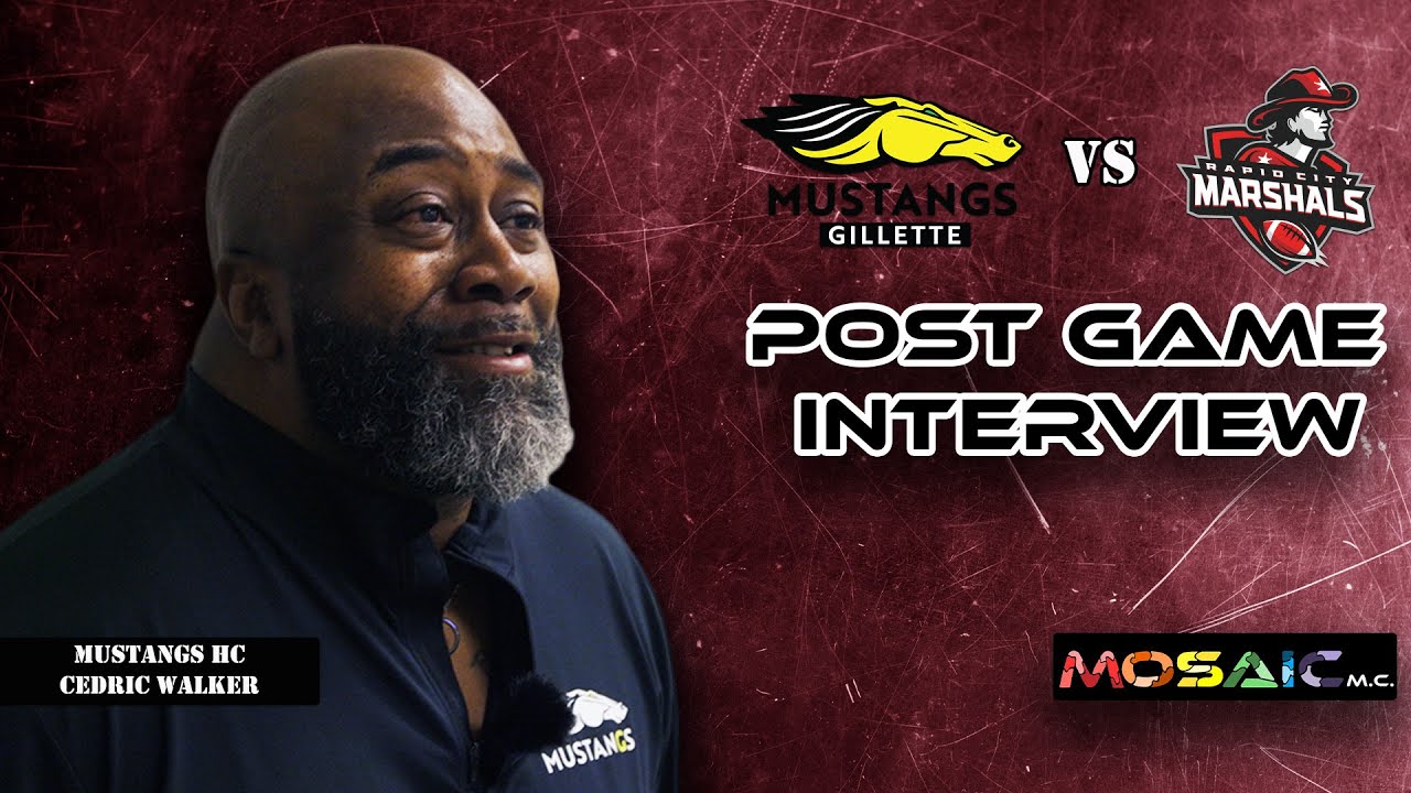 Gillette Mustangs Post Game Interview w/ HC Cedric Walker - YouTube